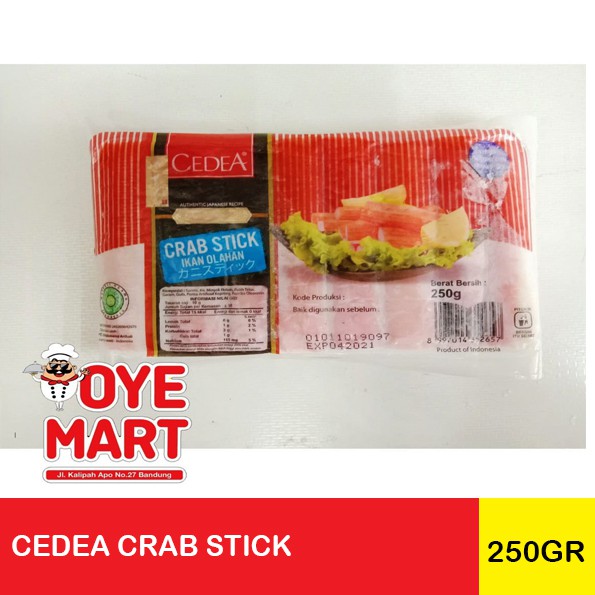 Jual CEDEA CRAB STICK 250GR | Shopee Indonesia