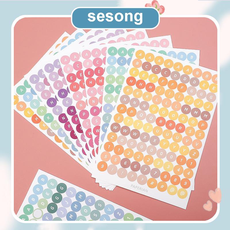 Jual Stiker Deco Alphabet Untuk Number Aesthetic Sticker Sheet Kiss Cut ...