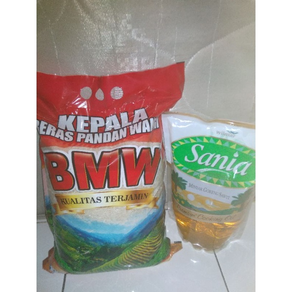 Jual PAKET BERAS 5kg+MINYAK 2LITER | Shopee Indonesia