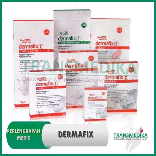 Jual Dermafix T Plester Luka Transparan Anti Air / Perbox / Dermafix T ...