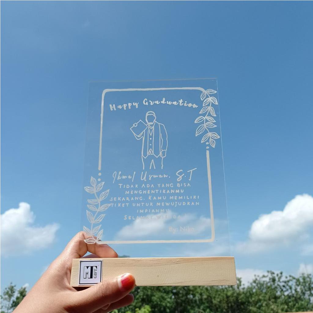Jual Acrylic Custom Akrilik Custom Lettering Akrilik Kado Wisuda Kado ...