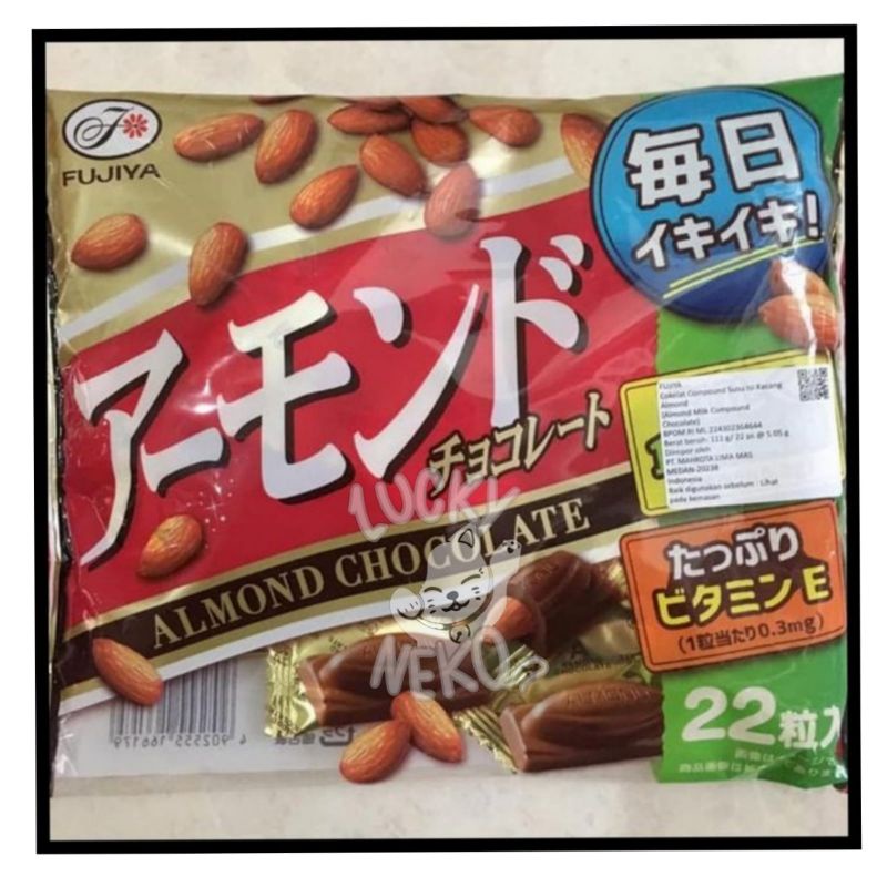 Jual Fujiya Almond Chocolate Bag / coklat jepang / snack jepang ...