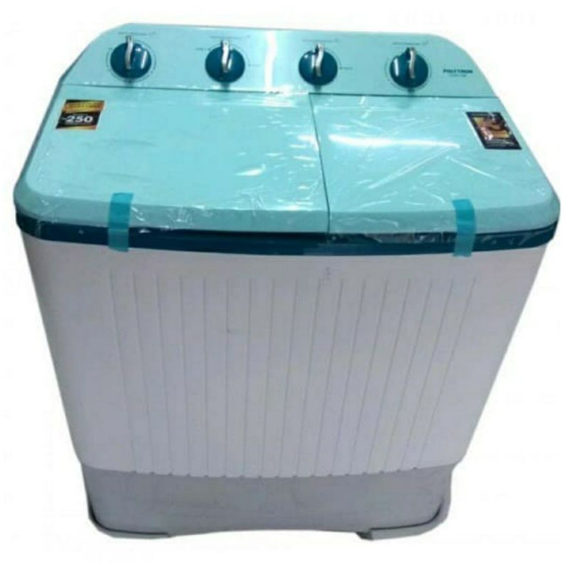 Jual POLYTRON PWM-9366 MESIN CUCI 2 TABUNG 9 KG (NEW) | Shopee Indonesia