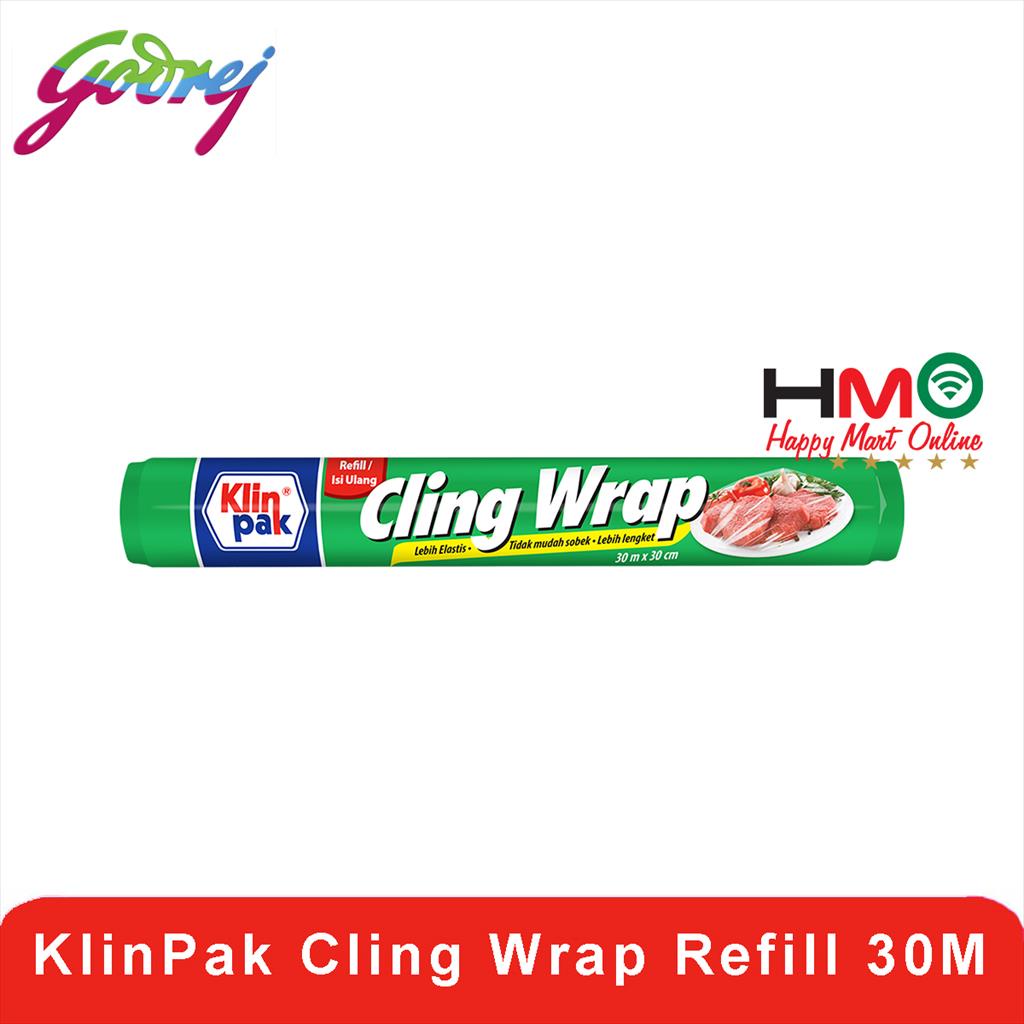 Jual Klinpak Klin Pak Cling Wrap Refill Plastik Wrap Makanan 30M x 30CM ...