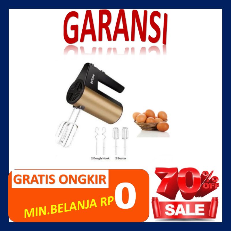 Jual BOLDE HAND MIXER SUPER MIX TURBO [5 KECEPATAN] RED TERBAIK ...