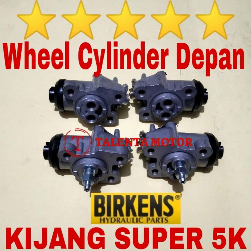 Jual 4 BIJI / SEPASANG WHEEL CYLINDER RODA DEPAN KIJANG SUPER 5K TROMOL ...