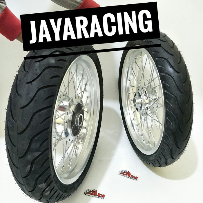 Jual Velg mdl TK 17 350 250 W175 ban michelin tubles | Shopee Indonesia