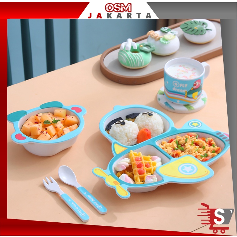 Jual OSM JKT 5423 Alat Makan Bayi Piring Set / Set Alat Makan 5 in 1 ... Jual OSM JKT 5423 Alat Makan Bayi Piring Set / Set Alat Makan 5 in 1 ...