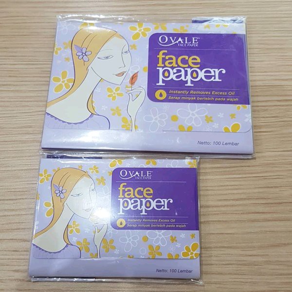 Jual Ovale Face Paper (Kertas Minyak) Ukuran Extra Big & Extra Small ...