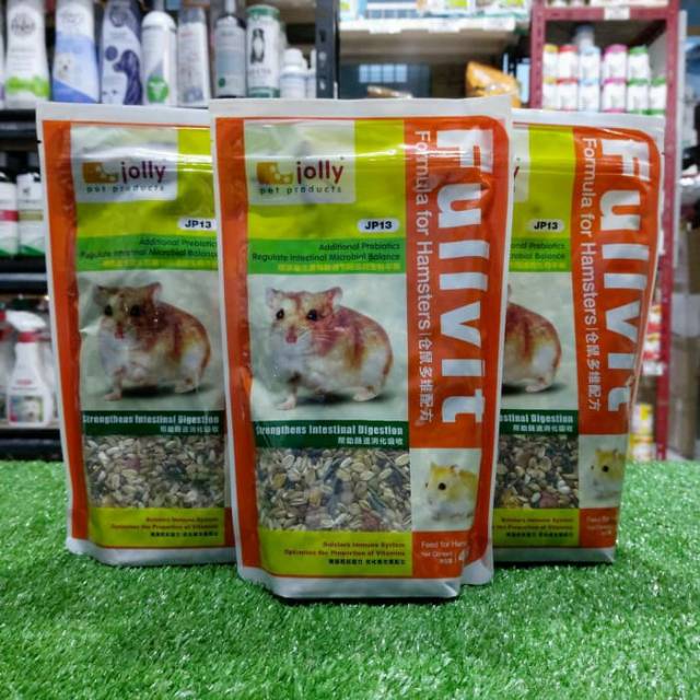 Jual Makanan Hamster Jolly Fullvit JP 13 400gr Probiotic & Immune ...