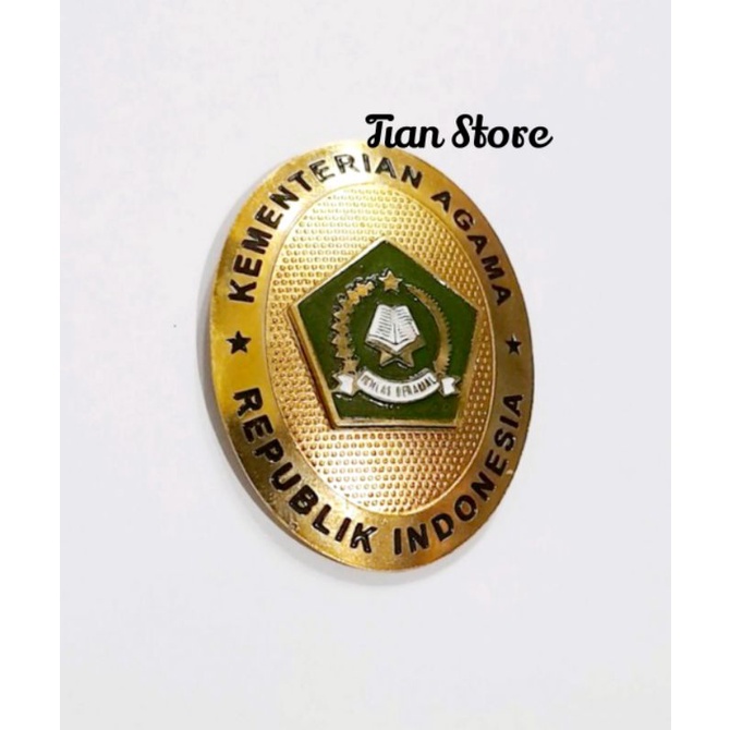 Jual pin kementerian agama kuningan magnet | Shopee Indonesia