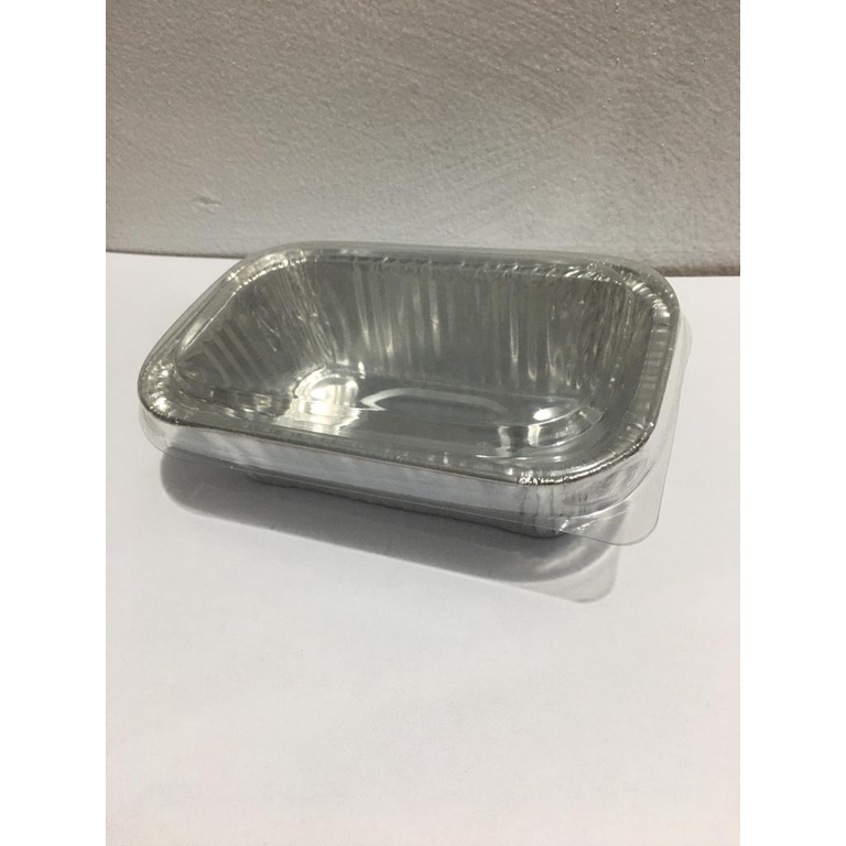Jual WADAH ALUMINIUM TRAY OX-250 DAN TUTUP - WADAH ALUMINIUM FOIL TRAY - OX 250 | Shopee Indonesia