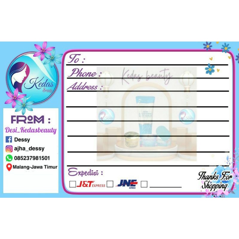 Jual STIKER PENGIRIMAN / LABEL PENGIRIMAN | Shopee Indonesia