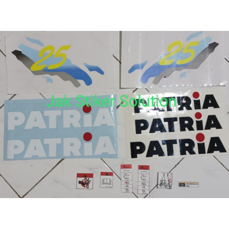 Jual Stiker Forklift PATRIA 25 Sticker Alat Berat | Shopee Indonesia