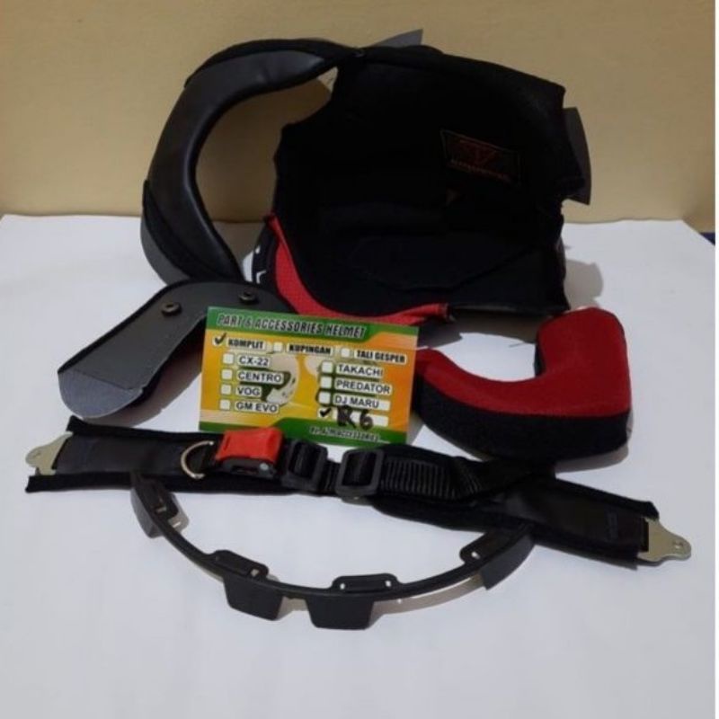 Jual Busa Helm NHK R6 Fullset Kancing besi | Shopee Indonesia