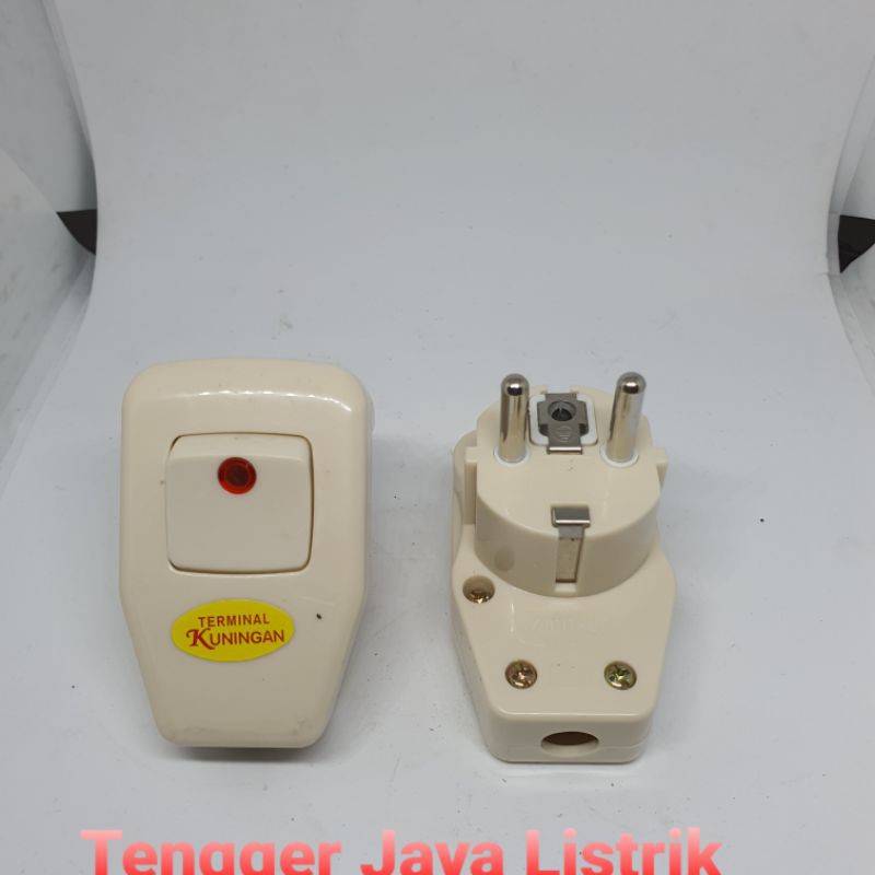 Jual SAKLAR LAMPU SAKLAR ON OFF SAKLAR SWITCH / STEKER SWITCH KUNINGAN ...