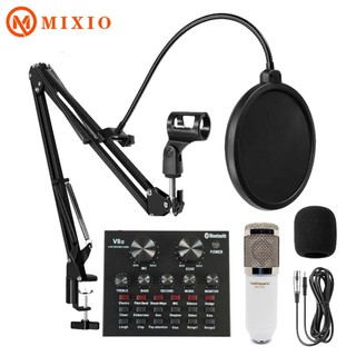 Jual MIXIO - BM800 + SOUNDCARD V8, REKAMAN / LIVE STREAMING PAKET ...