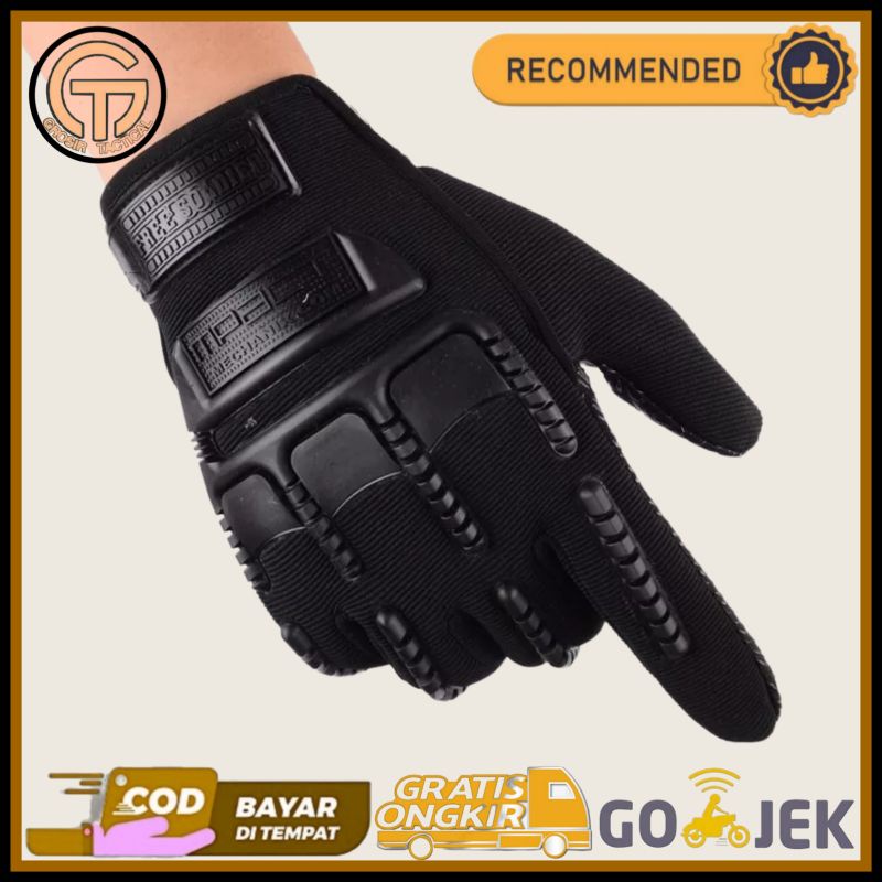 Jual Sarung Tangan impact Gloves Full Finger Sarung Tangan Sepeda Motor ...