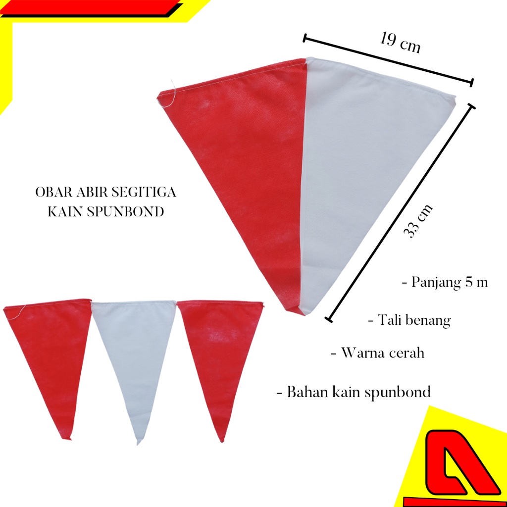 Jual BENDERA RENTENG OBAR ABIR PLASTIK SEGITIGA RENTENG PLASTIK MURAH ...