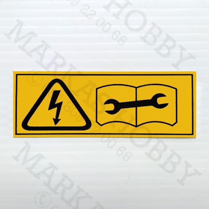 Jual Stiker / Sticker Electric ( Warning Sign ) | Shopee Indonesia