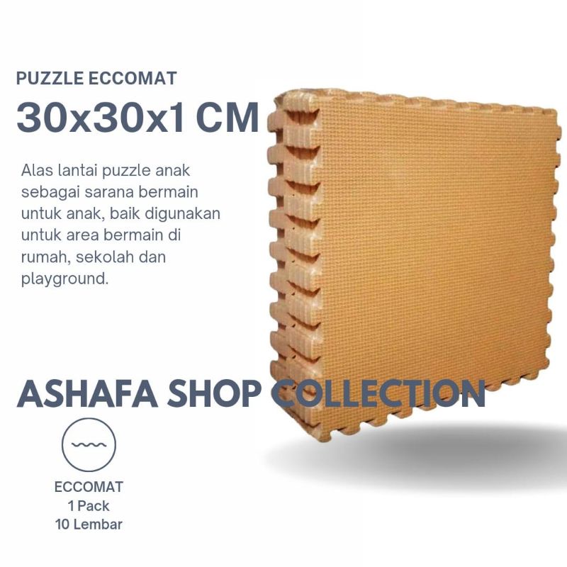Jual PUZZLE TERMURAH ALAS LANTAI PUZZLE 30x30x1 CM COKLAT MUDA | Shopee ...