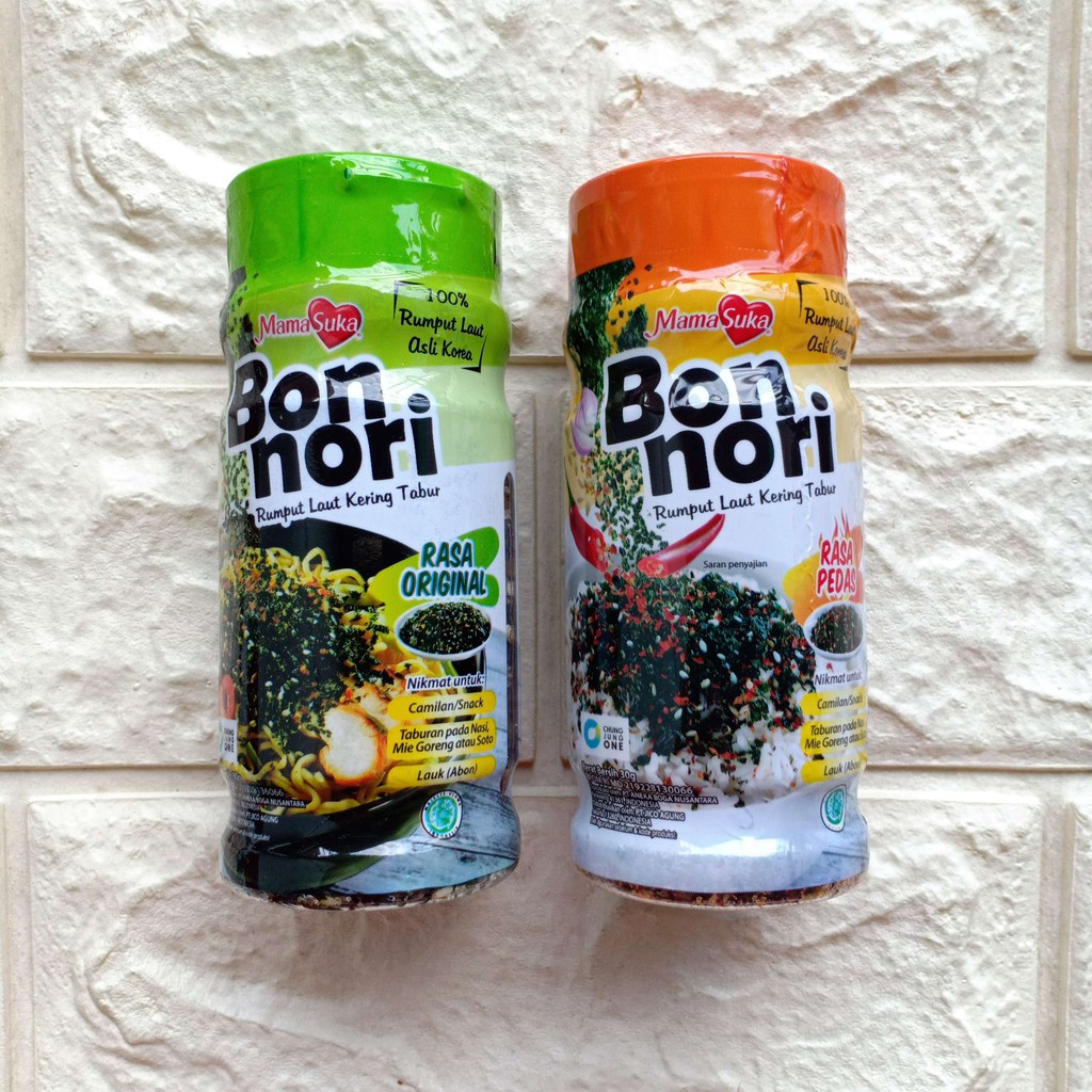 Jual MamaSuka Bon Nori Rumput Laut Kering Tabur Seaweed Rasa Original ...
