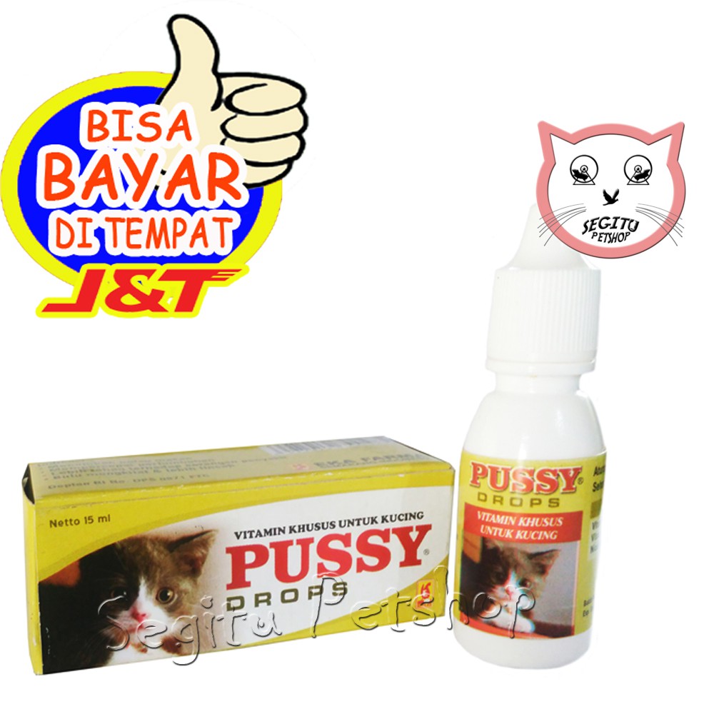 Jual VITAMIN PERTUMBUHAN KUCING DAN KITTEN PUSSY DROPS | Shopee Indonesia