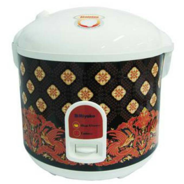 Jual Rice Cooker Miyako 1.8 liter Motif Batik - Magic Com MCM-528 ...