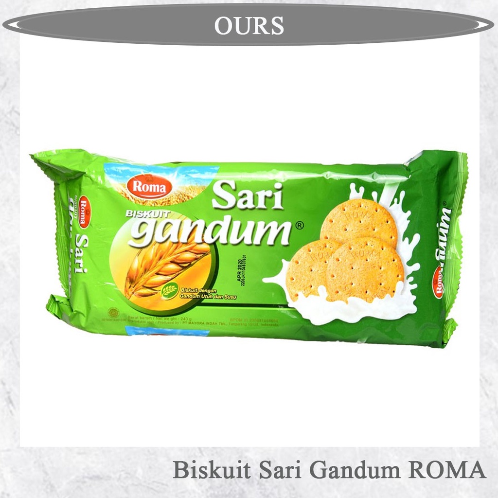 Jual ROMA Sari Gandum biskuit 149gr OURSHOPNOW | Shopee Indonesia