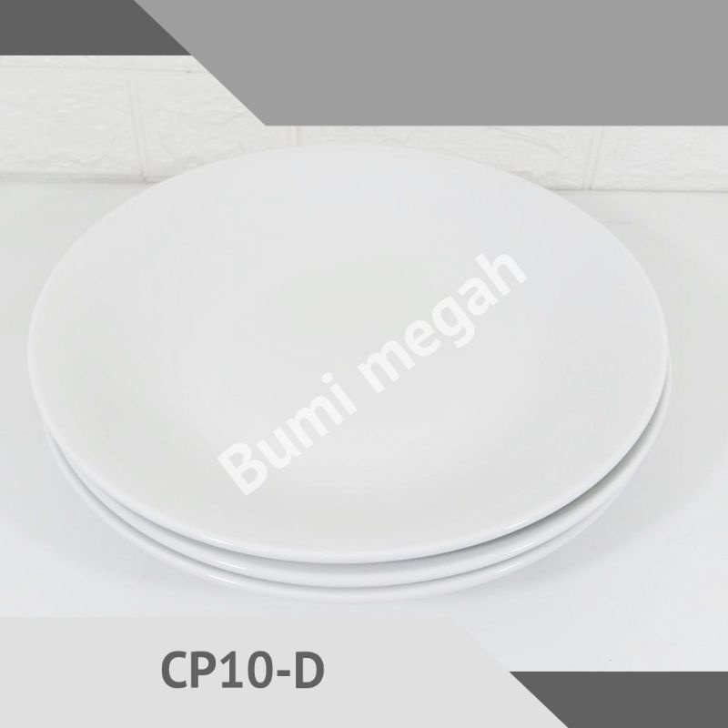 Jual Piring Keramik /Piring Ceper/Piring makan keramik 27cm (1Pcs)Blanc ...