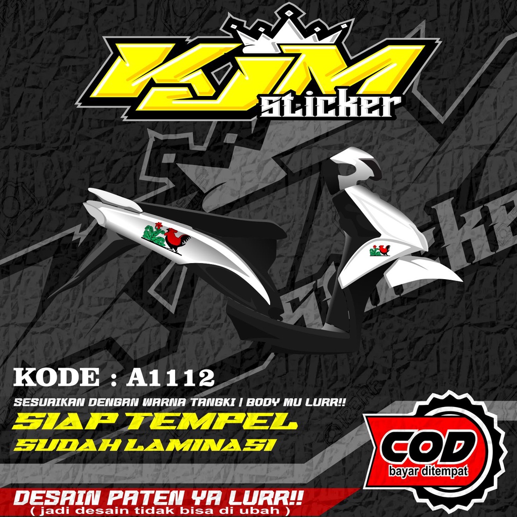 Jual Striping AYAM JAGO ALL Motor (BONUS LAMINAI) | Shopee Indonesia