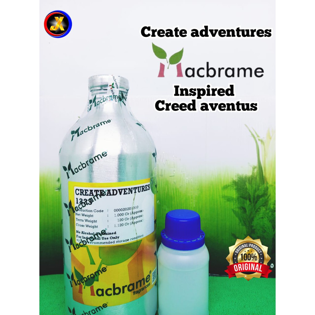 Jual CREATE ADVENTURES By Macbrame, Inspired By Creed Aventus, Bibit ...