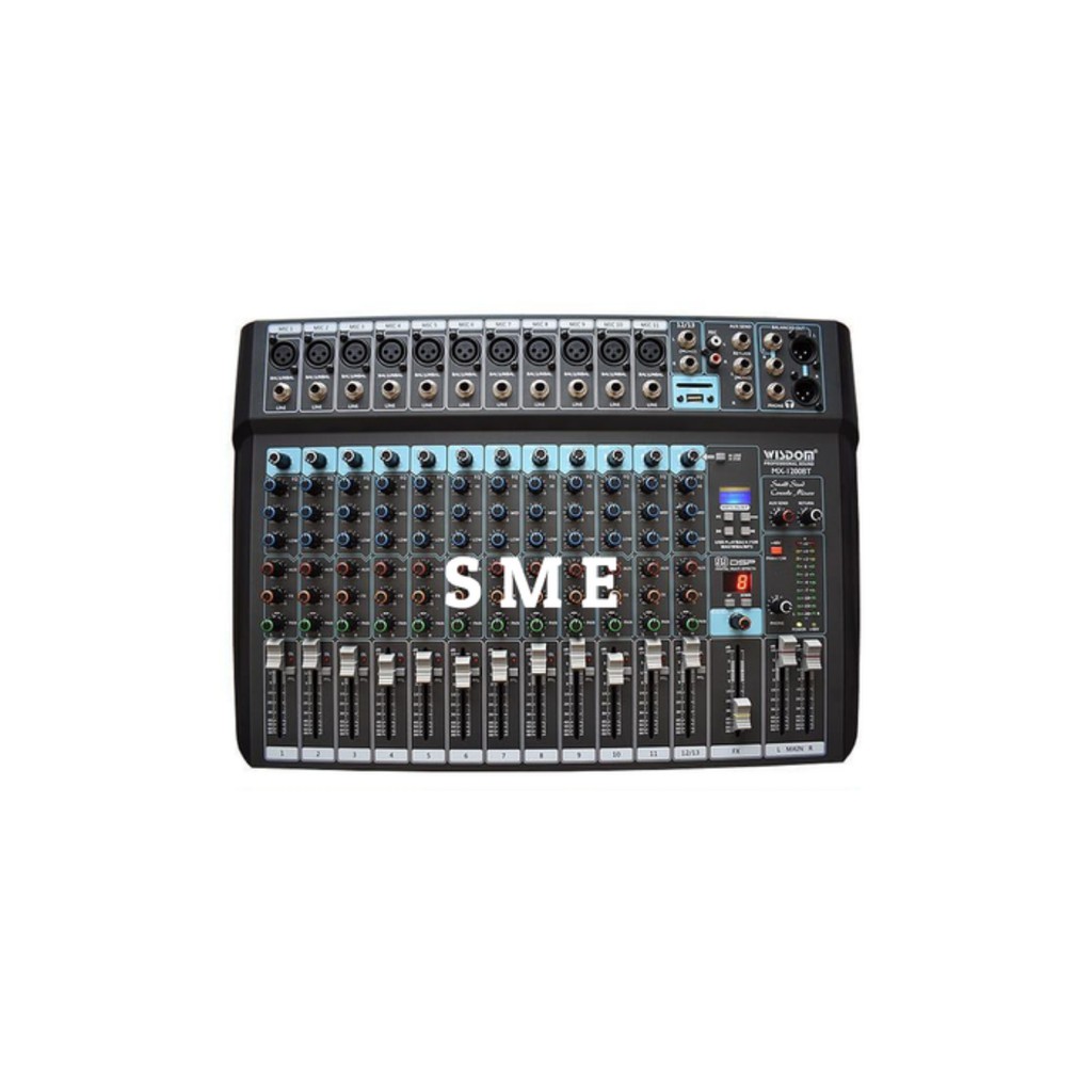 Jual MIXER AUDIO WISDOM MX-1200 BT | Shopee Indonesia