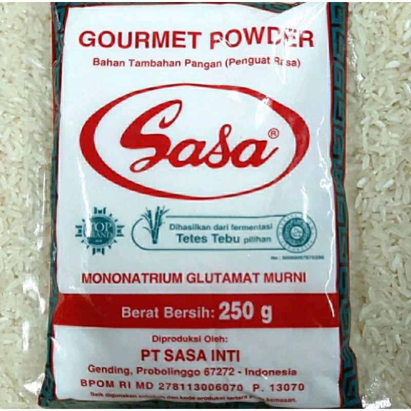 Jual PENYEDAP RASA SASA MSG 50GR/100GR/250GR | Shopee Indonesia