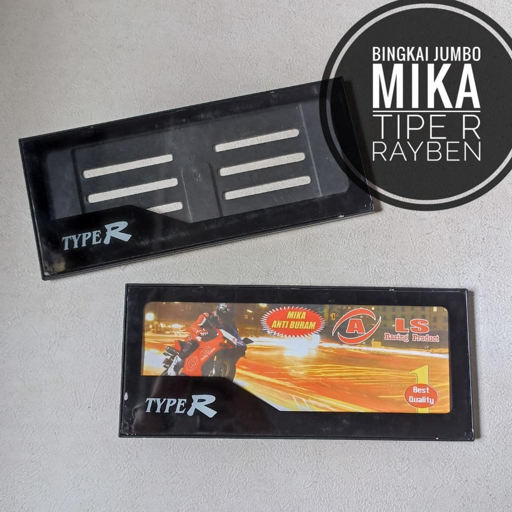 Jual Bingkai plat nomor jumbo TYPE R rayben | Shopee Indonesia