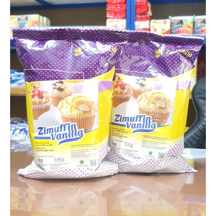 Jual Zee Muffin Vanilla 1Kg / Tepung Muffin Vanilla Zeelandia 1Kg ...