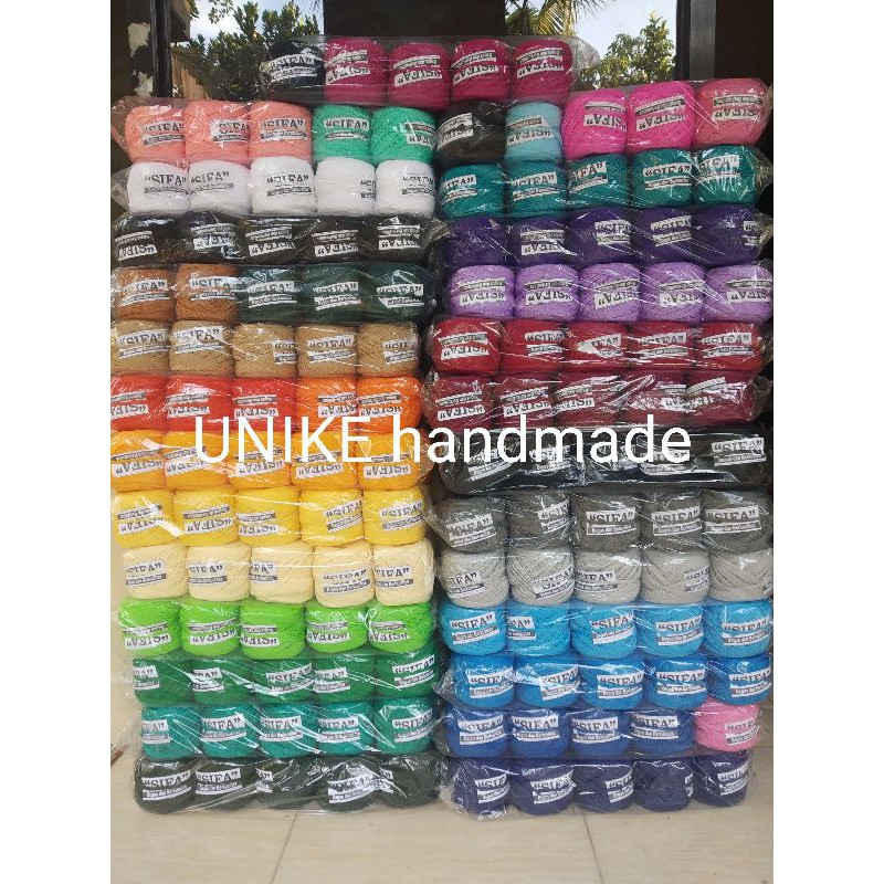 Jual benang rajut talikur 2mm atau tali kur macrame | Shopee Indonesia