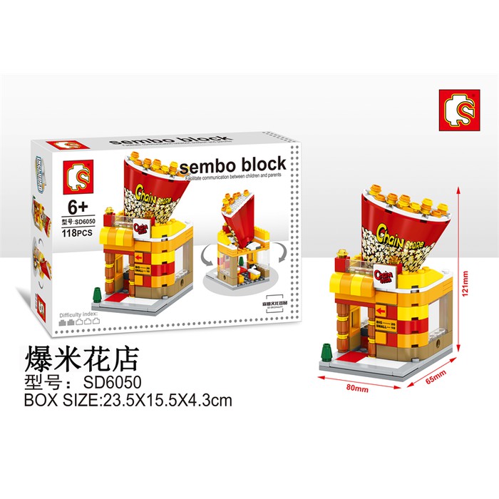 Jual Mainan Sembo Block Pop Corn Store, Pepsi, Fruit Shop, Flower Shop ...