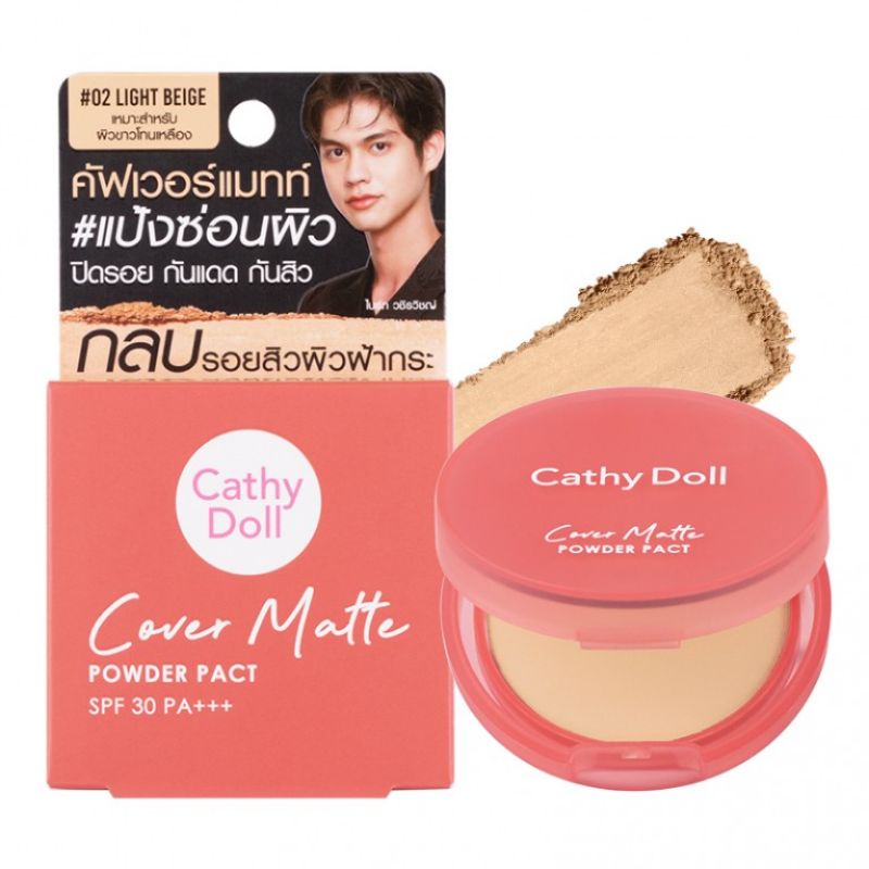 Jual Cathy Doll Cover Matte Powder Pact | Shopee Indonesia