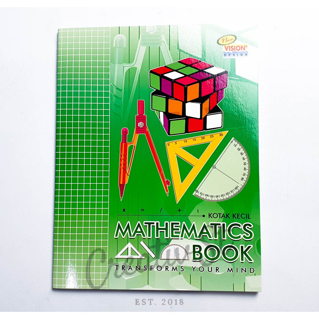 Jual VISION Buku Kotak Matematika 38 Lembar Buku Matematika 21 Cm X 15 ...