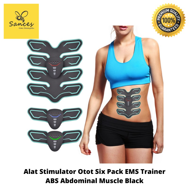 Jual Alat Stimulator Otot Six Pack EMS Trainer ABS Abdominal Muscle ...