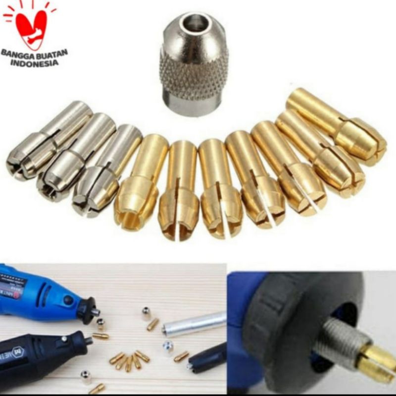 Jual mata collect mini grinder kuningan jepit mata bor mini gerinda ...