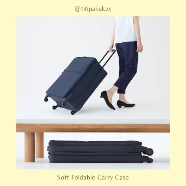 Jual Soft Foldable Carry Case MUJI (Koper Lipat) - L (63L) | Shopee ...