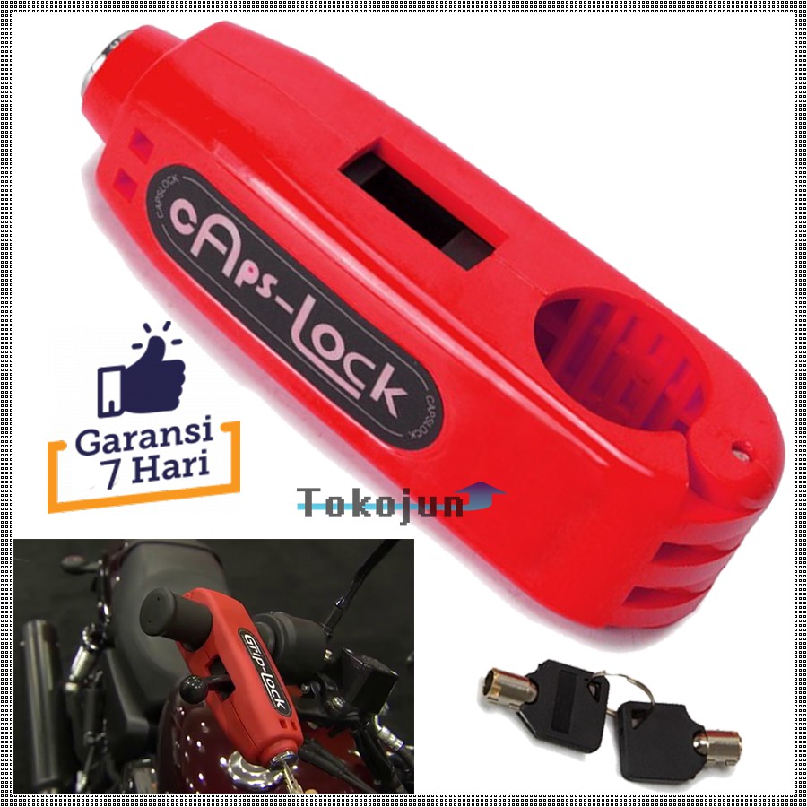 Jual Kunci Stang Motor Gembok Pengaman Capslock Handle Griplock Anti ...