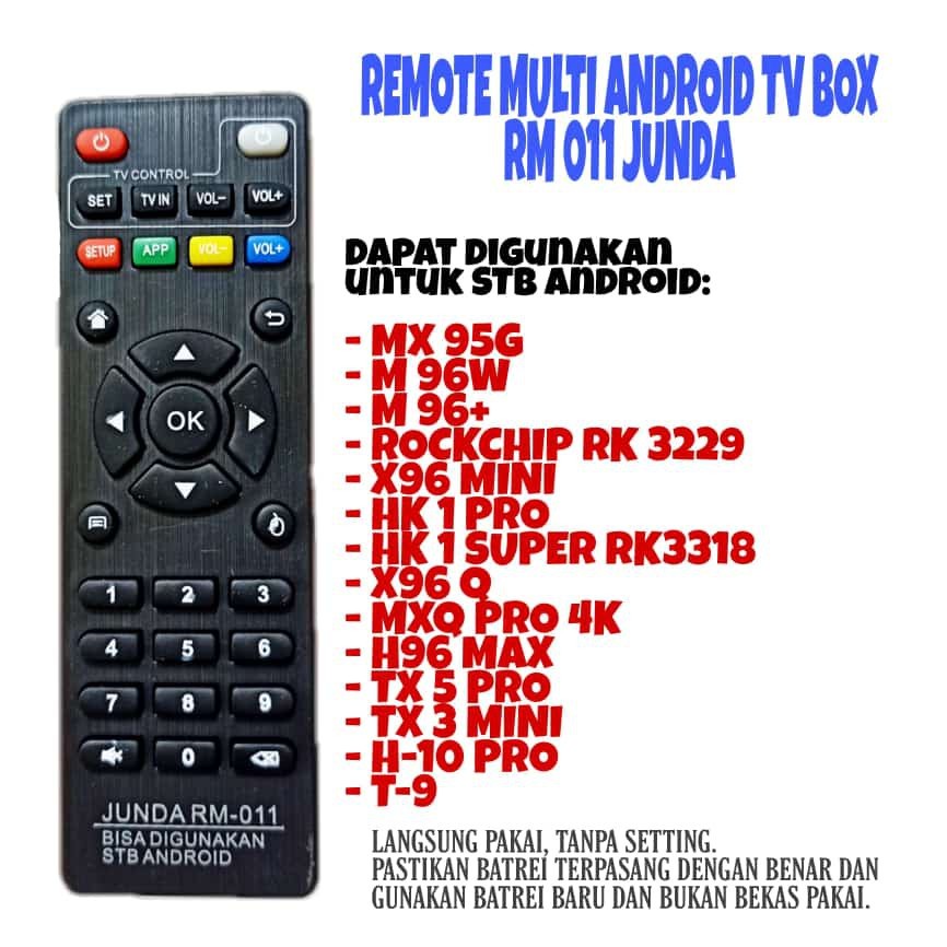 Jual REMOTE MULTI Android TV BOX MXQ MX10 H96 V88 T95 TX X96 PRO smart ...