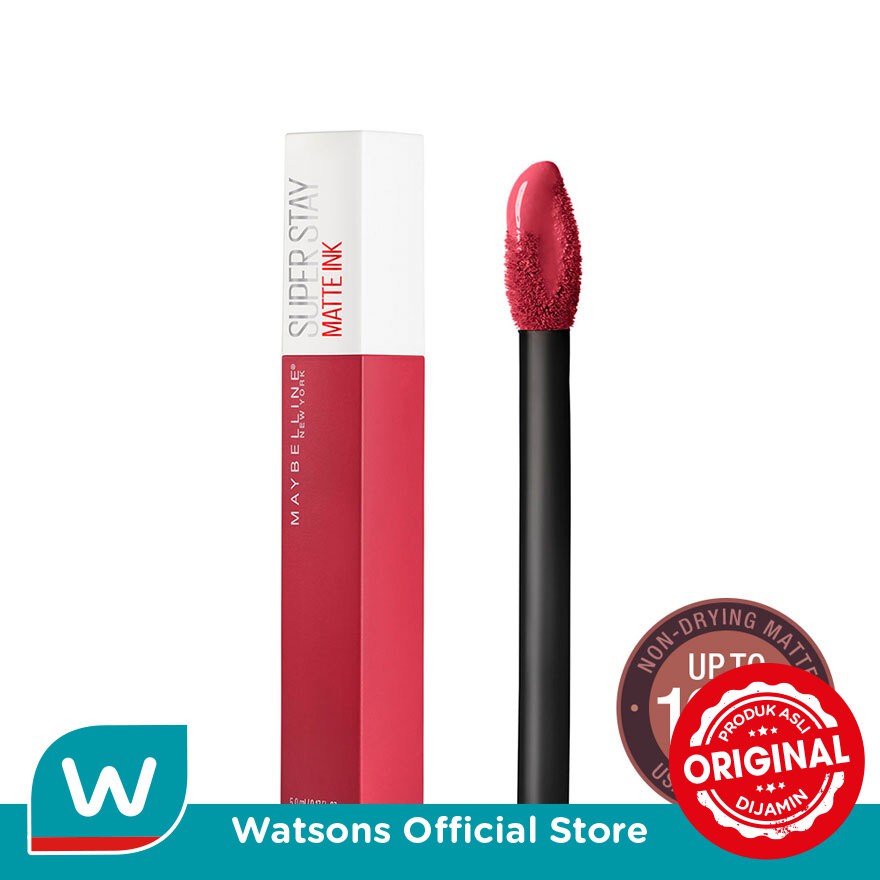 Jual Maybelline Superstay Matte Ink Liquid Lipstick Ruler | Shopee ...