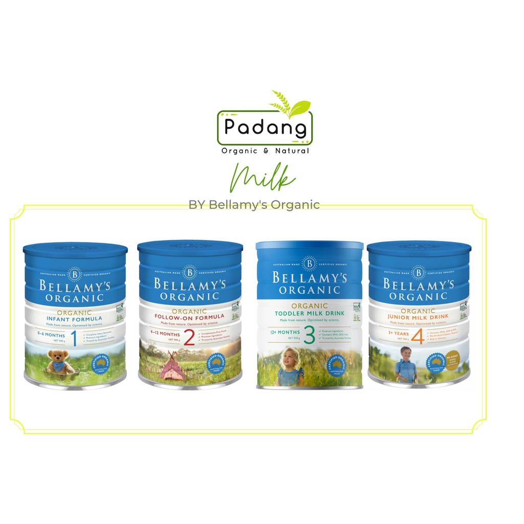 Jual Bellamys Organic - Step 1,2,3,4 (900gr) | Shopee Indonesia