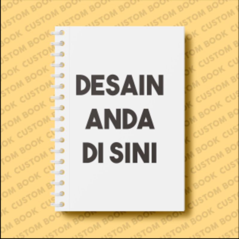 Jual Notebook Buku Catatan Custom A5 Soft Cover 100 Halaman Spiral ...
