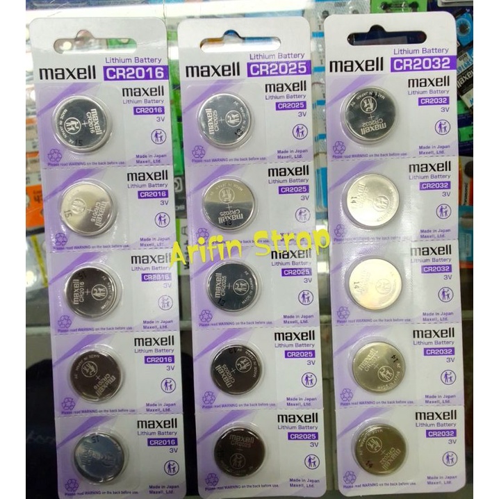 Jual 2016 MAXEL BATERAI JAM CR2032 25 | Shopee Indonesia
