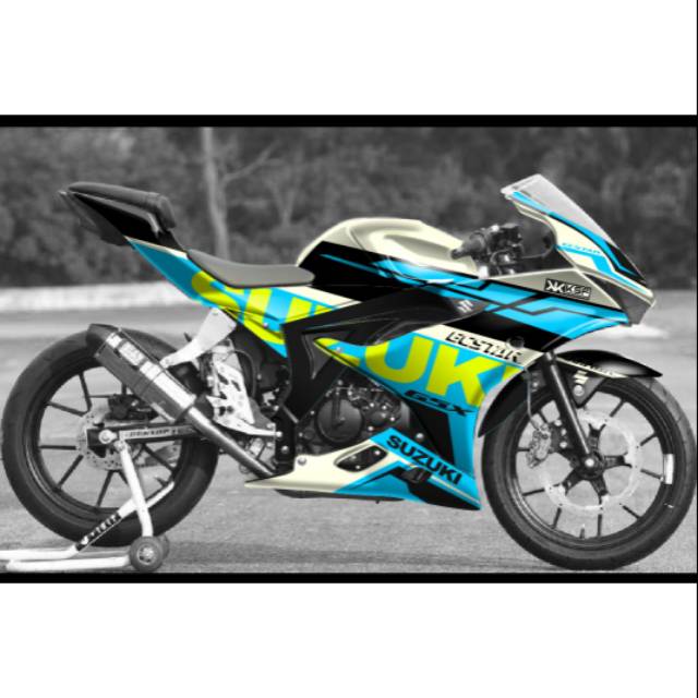 Jual Decal GSX 150r original custom terbaru 2019 FULL body | Shopee ...